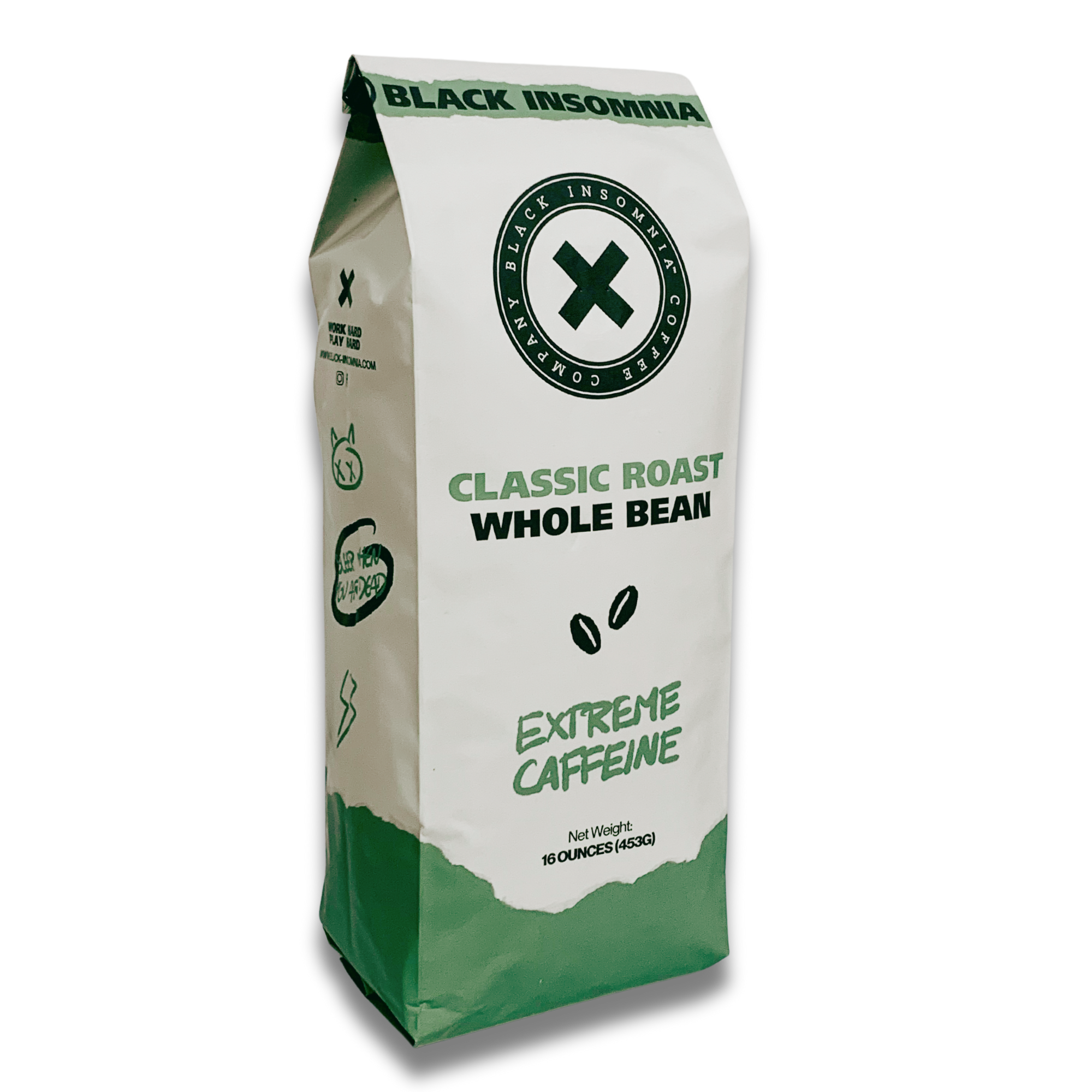 Extreme Caffeine - Whole Bean Classic Roast Coffee – Espresso Outlet LLC